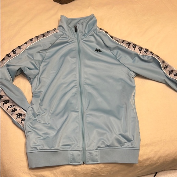Kappa | Sweaters | Kappa Blue Bomber Jacket With Iconic Branding | Poshmark